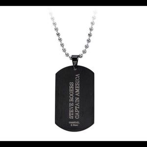 salesone | Accessories | Marvel Captain America Dog Tags Necklace ...